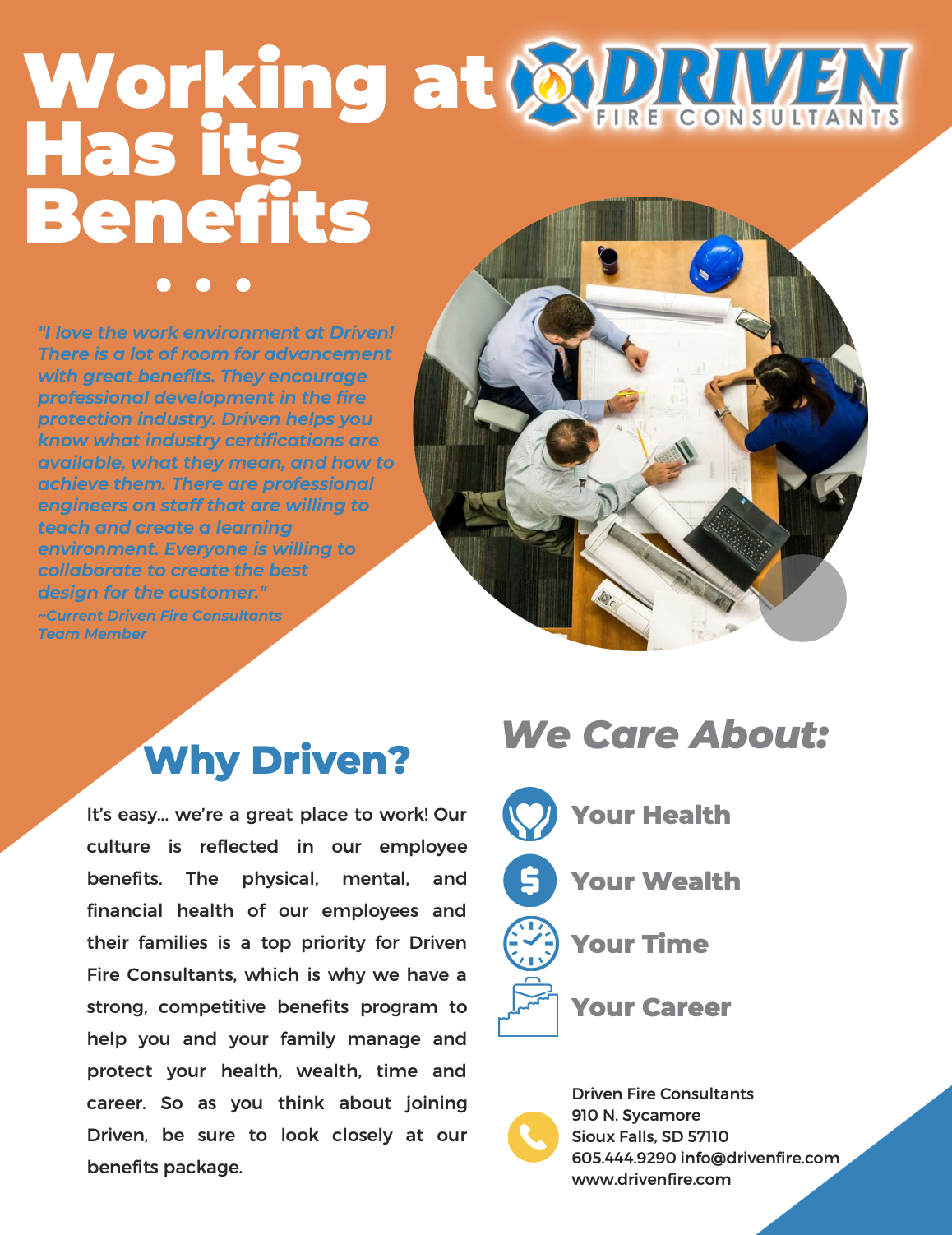 WORK WITH THE DRIVEN TEAM! - Driven Fire Consultants